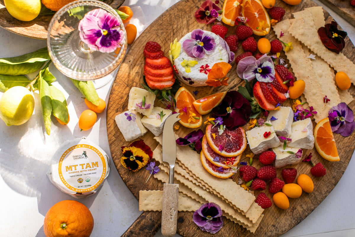 Edible Flower Mt Tam Cheese Board – Cowgirl Creamery