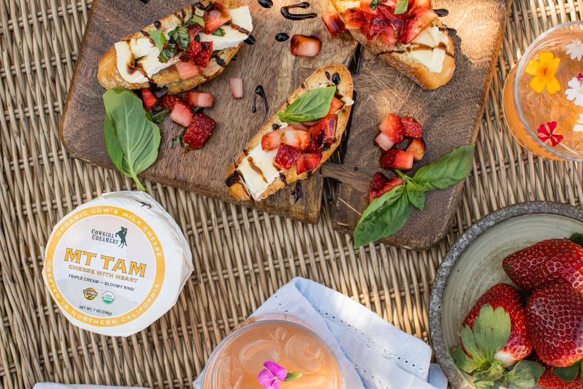 Mt Tam Strawberry Bruschetta – Cowgirl Creamery