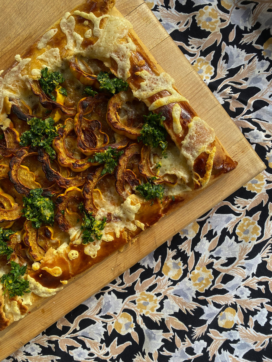 Cowgirl Creamery Delicata Squash Galette